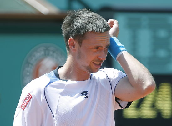 Robin Soderling Sweden Wipes Sweat His Editorial Stock Photo - Stock ...