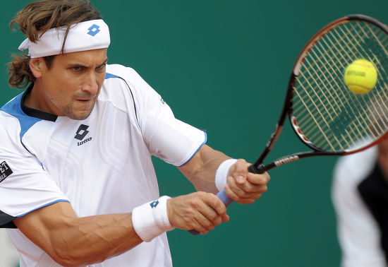 David Ferrer Spain Returns Ball Peter Editorial Stock Photo - Stock ...