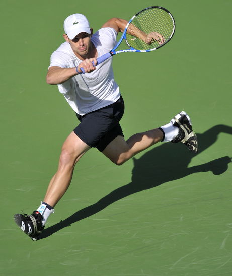 Andy Roddick Usa Follows Through Forehand Editorial Stock Photo - Stock ...
