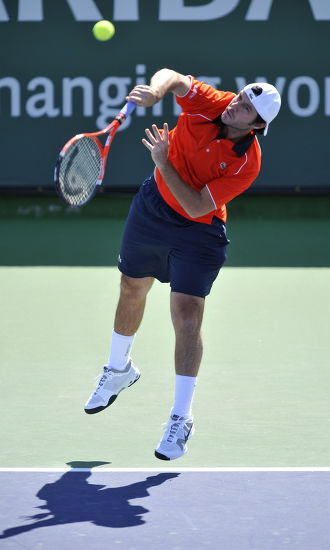 Sebastian Grosjean France Follows Through Serve Editorial Stock Photo ...