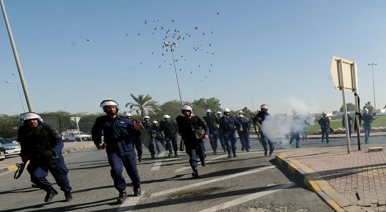 Police Enter Duraz Village North Bahraini Editorial Stock Photo - Stock ...
