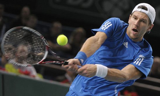 Jurgen Meltzer Austria Returns Ball Roger Editorial Stock Photo - Stock ...