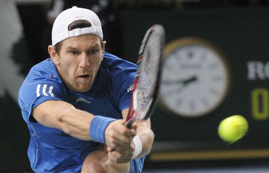 Jurgen Meltzer Austria Returns Ball Roger Editorial Stock Photo - Stock ...