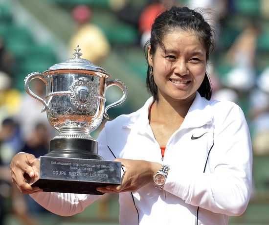 Na Li China Holds Championship Trophy Editorial Stock Photo - Stock ...