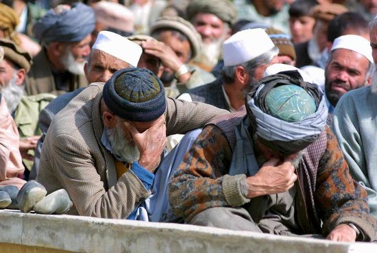 Bazarak Afghanistan People Mourn During Ceremony Editorial Stock Photo ...