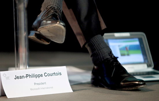 Feet President Microsoft International French Jeanphilippe Editorial ...