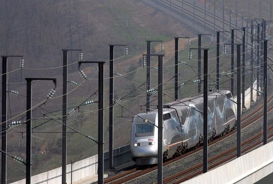 Special French Highspeed Train Tgv V150 Editorial Stock Photo - Stock ...