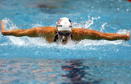 Athens Greece Us Swimmer Jenny Beth Editorial Stock Photo - Stock Image ...