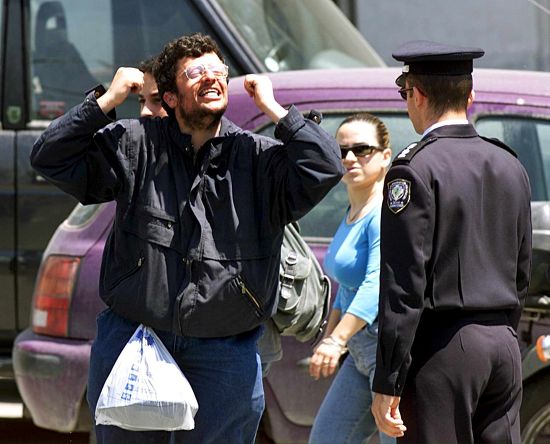 Athens Greece Citizen Athens Complains About Editorial Stock Photo ...