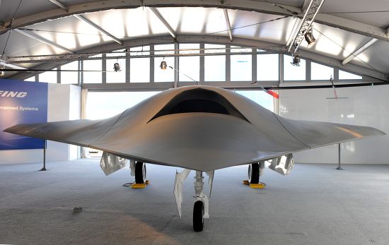 Unmanned Boeing X45 Phantom Ray Experimental Editorial Stock Photo ...
