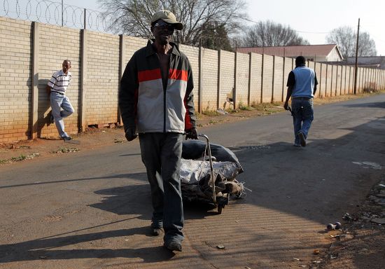 Oupa Galane 42yearold Unemployed Man Working Editorial Stock Photo ...