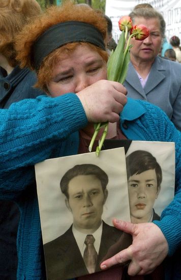 Kiev Ukraine Chernobyls Widow Photo Her Editorial Stock Photo - Stock ...