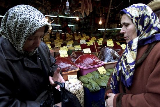 Istanbul Turkey Two Turkish Muslim Women Editorial Stock Photo - Stock ...