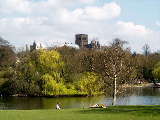 St Albans Cathedral St Albans England Editorial Stock Photo - Stock ...
