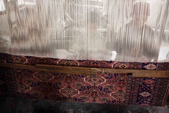 Pakistani Boys Works Carpet Loom Shop Editorial Stock Photo - Stock ...