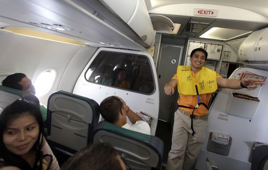 Cebu Pacifics Dancing Flight Attendant Jay Editorial Stock Photo ...