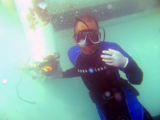 Filipino Rescue Diver Holds His Breath Editorial Stock Photo - Stock ...