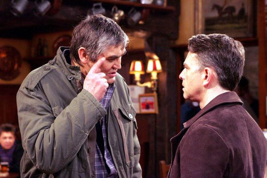 Emmerdale Tv Nick Brimble Richard Shelton Editorial Stock Photo - Stock ...