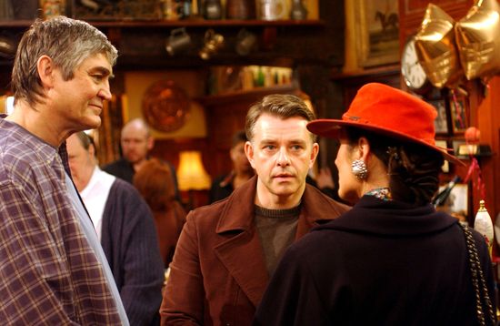 Emmerdale Tv Nick Brimble Richard Shelton Editorial Stock Photo - Stock ...