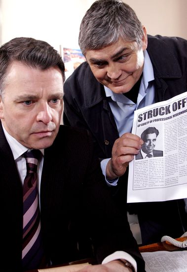 Emmerdale Tv Richard Shelton Nick Brimble Editorial Stock Photo - Stock ...