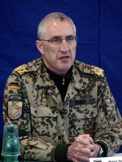 German Major General Markus Kniep Outgoing Editorial Stock Photo ...