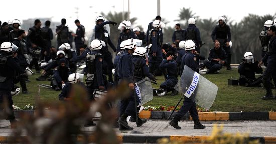 Riot Police Unit Takes Break During Editorial Stock Photo - Stock Image ...