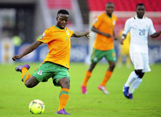 Isaac Chansa L Zambia Takes Shot Editorial Stock Photo - Stock Image ...