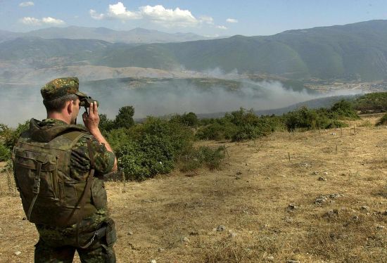 Pastrik Kosovo Yugoslavia German Peacekeeper Monitors Editorial Stock ...