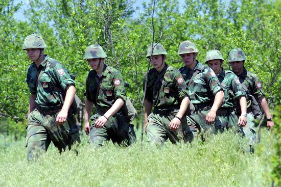 Bujanovac Serbia Yugoslavia Yugoslav Army Soldiers Editorial Stock ...