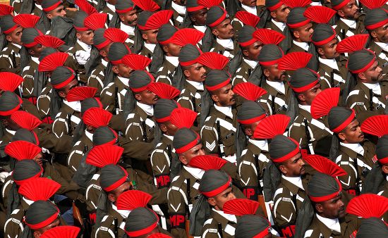 Indian Military Police Unit Participate 63rd Editorial Stock Photo ...