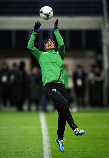 Cf Monterrey Defender Darvin Chavez Performs Editorial Stock Photo ...