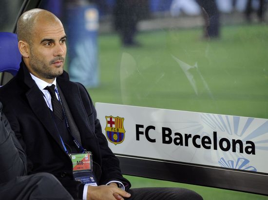 Fc Barcelona Coach Pep Guardiola Looks Editorial Stock Photo - Stock ...