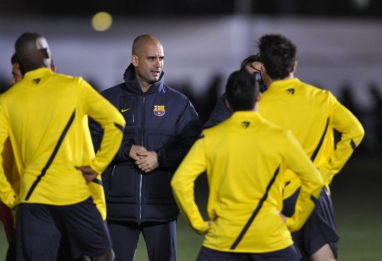 Fc Barcelona Coach Josep Guardiola Speaks Editorial Stock Photo - Stock ...