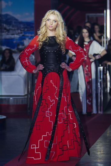 Model Displays Creation By Moldovan Designer Editorial Stock Photo ...