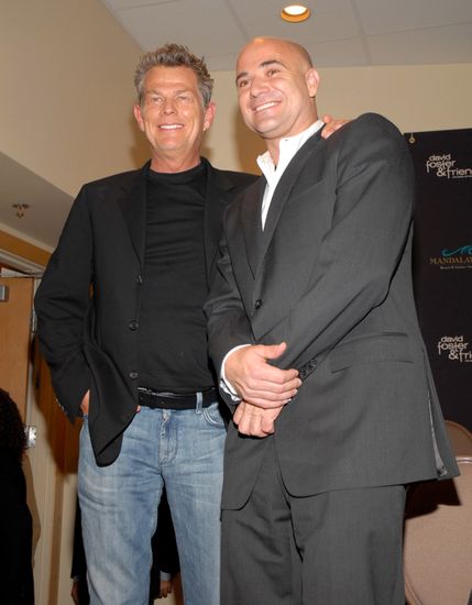 David Foster Andre Agassi Editorial Stock Photo - Stock Image ...