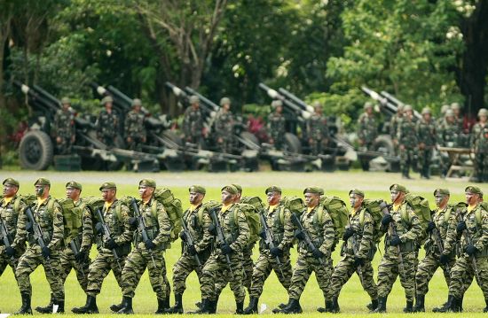 Elite Soldiers Philippine Army Parade During Editorial Stock Photo ...