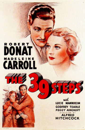 39 Steps Film Original Publicity Poster Editorial Stock Photo - Stock ...