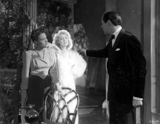 Blithe Spirit Film Constance Cummings Left Editorial Stock Photo ...