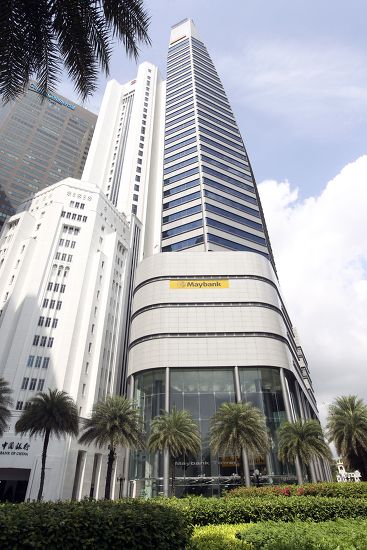 Headquarters Maybank Downtown Singapore 13 December Editorial Stock ...