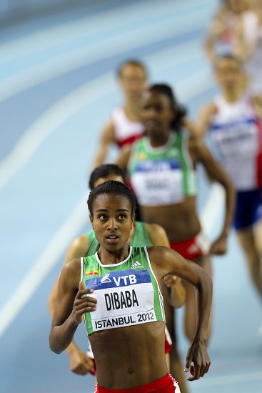 Genzebe Dibaba Ethiopia On Her Way Editorial Stock Photo - Stock Image ...