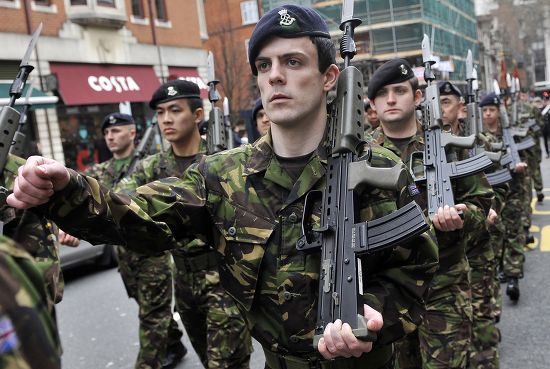 Territorial Army Ta Soldiers Royal Yeomanry Editorial Stock Photo ...