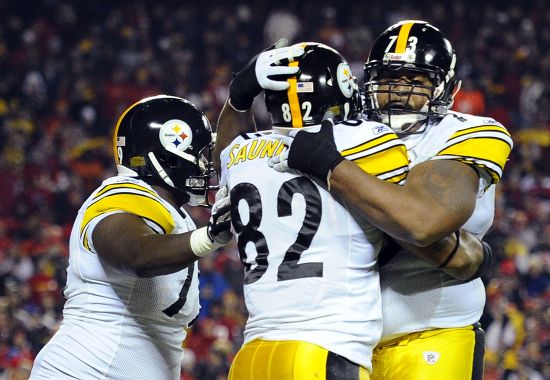 Pittsburgh Steelers Player Weslye Saunders C Editorial Stock Photo ...