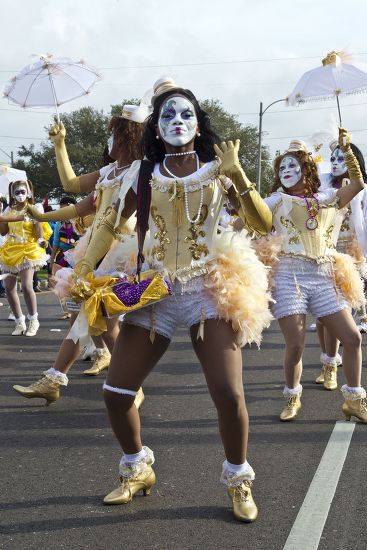 New Orleans Baby Dolls Strut Secondline Editorial Stock Photo - Stock ...