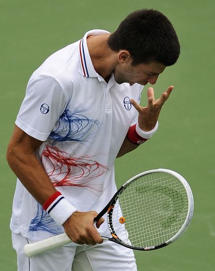 Novak Djokovic Serbia Reacts After Losing Editorial Stock Photo - Stock ...
