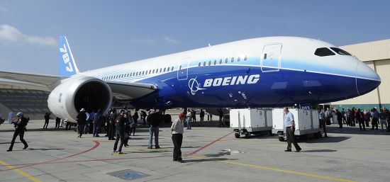 Exterior View Boeing 787 Dreamliner During Editorial Stock Photo ...