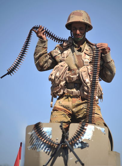 Defected Yemeni Soldier On Armored Personnel Editorial Stock Photo ...