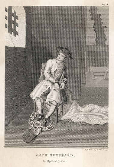 Jack Sheppard 17021724 English Thief Committed Editorial Stock Photo ...