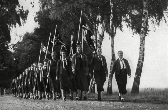 German Maidens Hitler Marching Circa 1933 Editorial Stock Photo - Stock ...