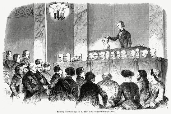 Dr Gustav Schere Lectures On Phrenology Editorial Stock Photo - Stock ...