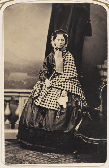 Lizzy Keeling Victorian Courtesan Crinoline Check Editorial Stock Photo ...